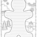 Christmas / Winter Writing Paper Templates - Etsy