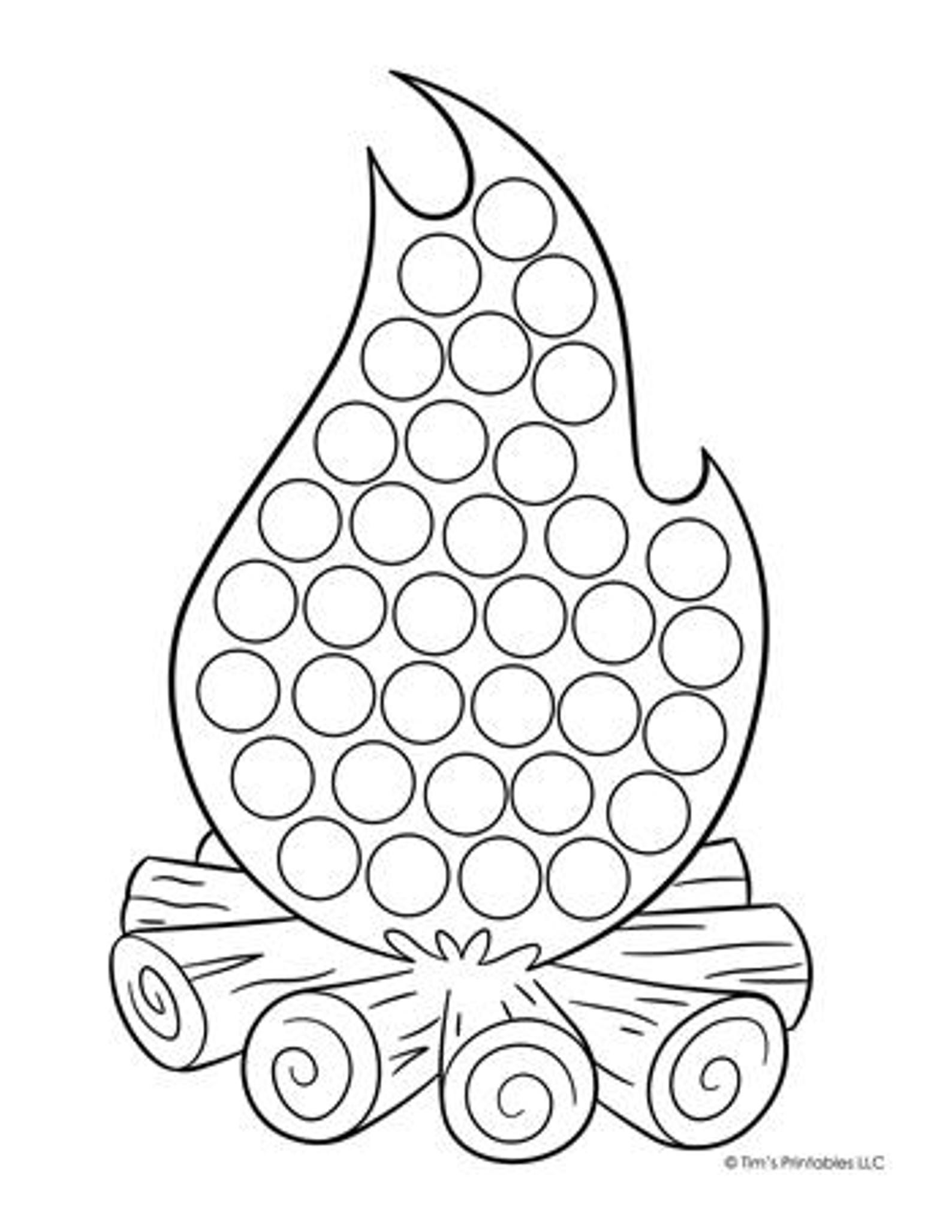 Summer Dot Marker Worksheets - Etsy