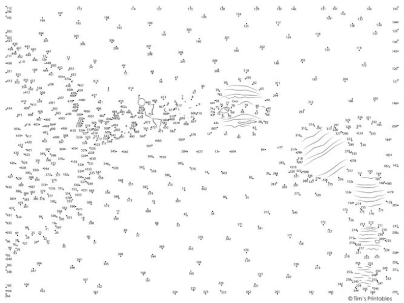 Solar System Dot-to-dot / Connect the Dots PDF - 616 Dots - Etsy