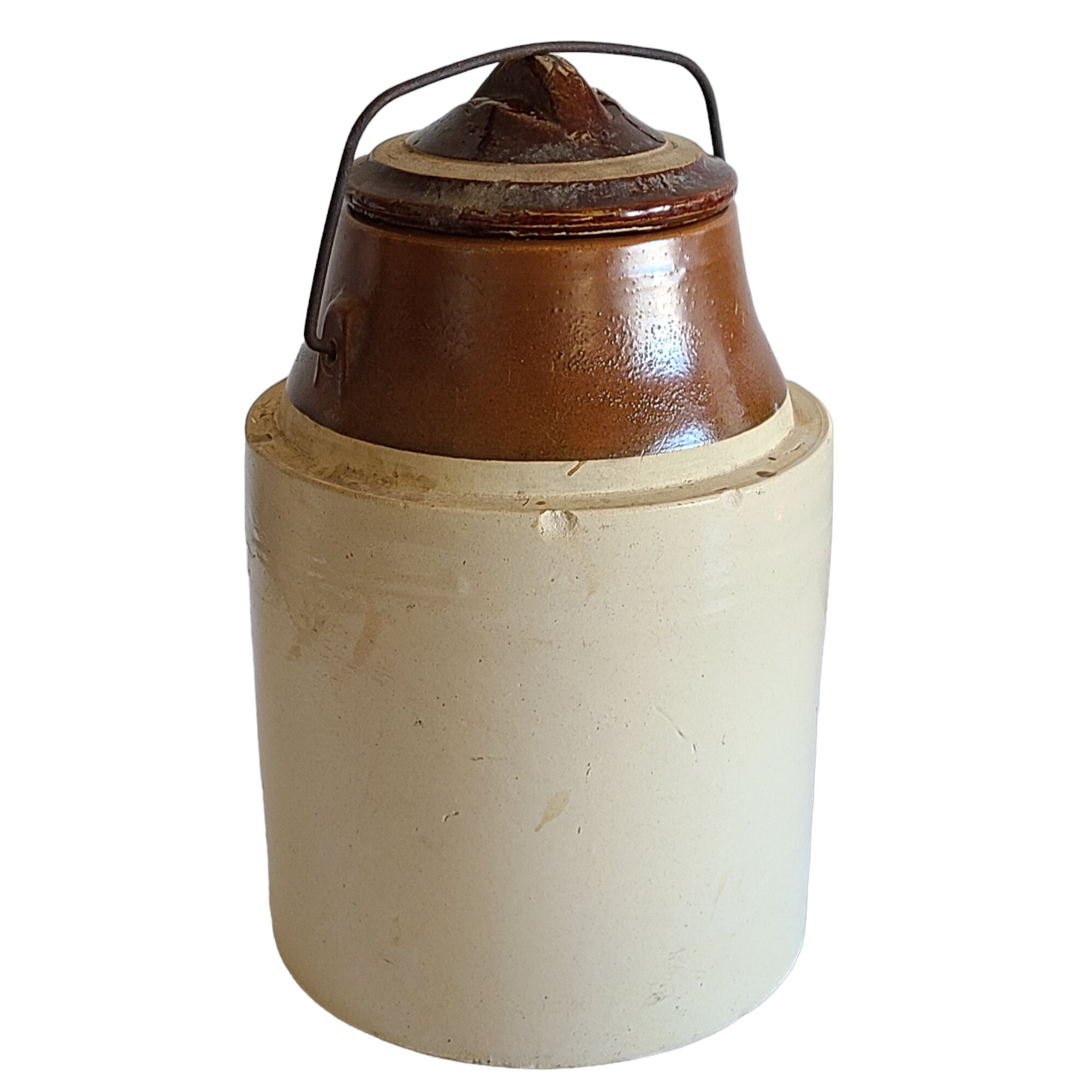 Antique Canning Crock Stoneware - Etsy
