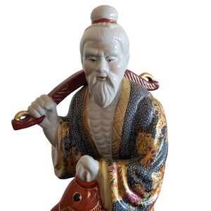 Asian Moriage Satsuma Statue - Etsy