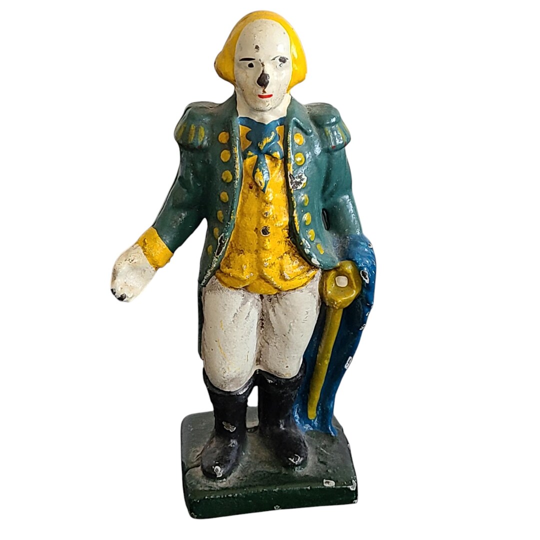 Cast Iron George Washington Bank Antique - Etsy