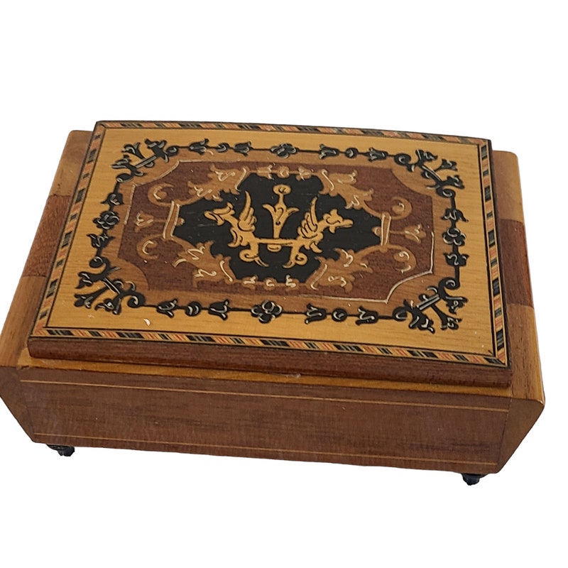 Italian Sorrento Music Box - Etsy