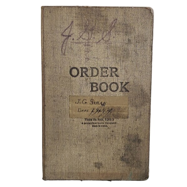 Handwritten Ledger - Etsy