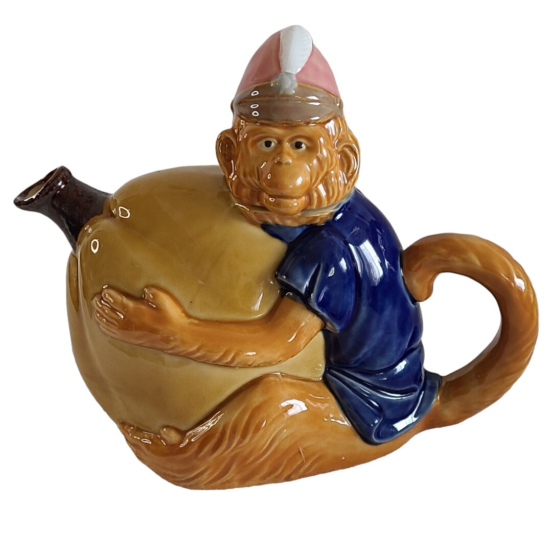 Asian Monkey Teapot - Etsy