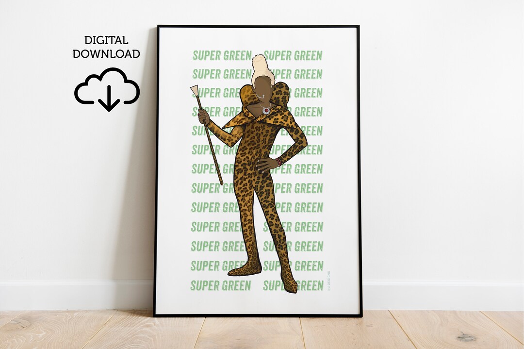 Ruby Rhod/the Fifth Element/super Green/sci Fi/art Print/digital ...