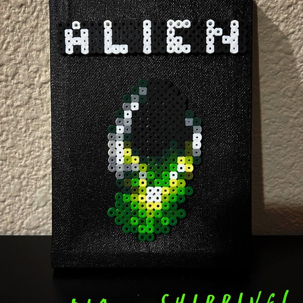 Alien Pixel Art Alien Pixel Art - Etsy