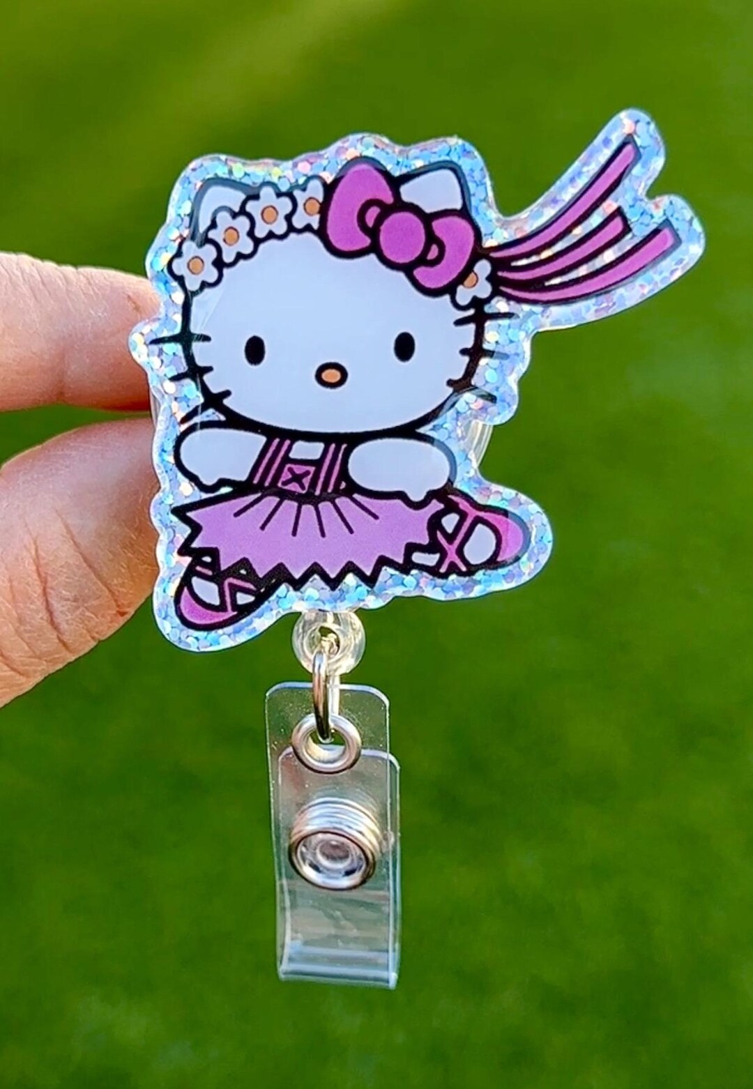 Dancer Kawaii Kitty Cat Doctor Nurse Medical Workers Retractable Badge ...