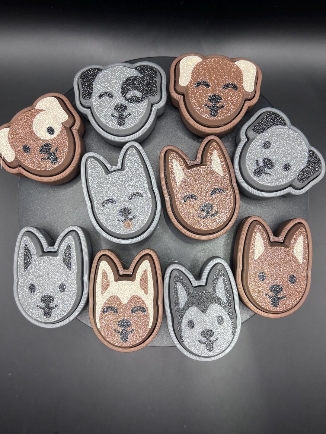 3D Printed Dog Fidget Clicker | Sensory Desk Toy, Stress Relief - Etsy