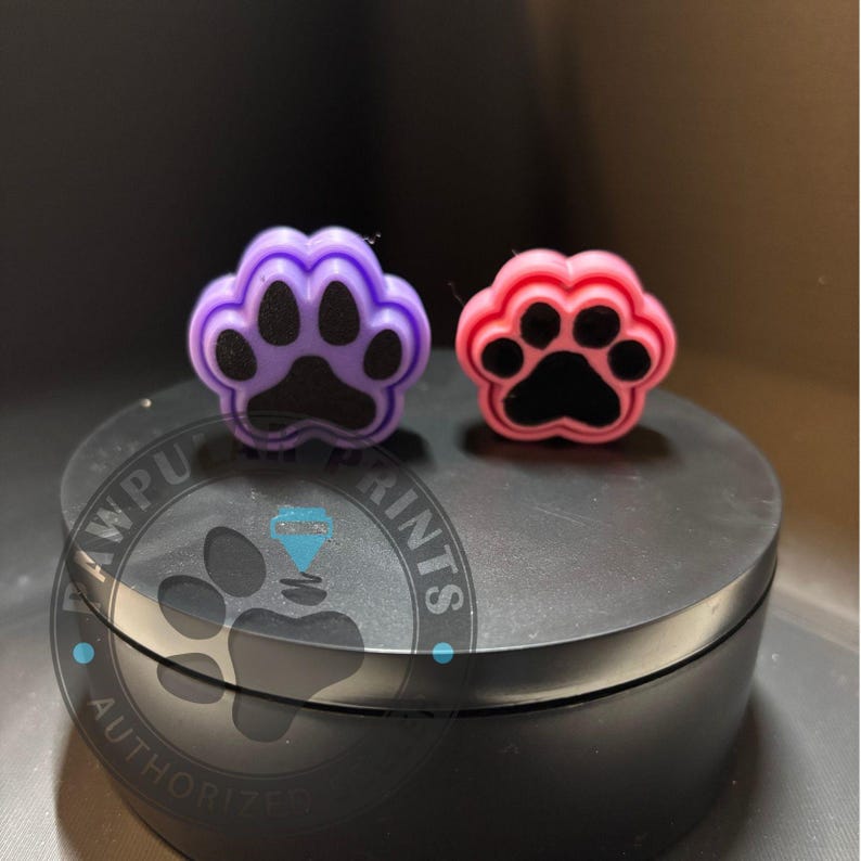Paw Print Fidget Clicker: 3D Printed Sensory Toy, Pet Lover Gift - Etsy