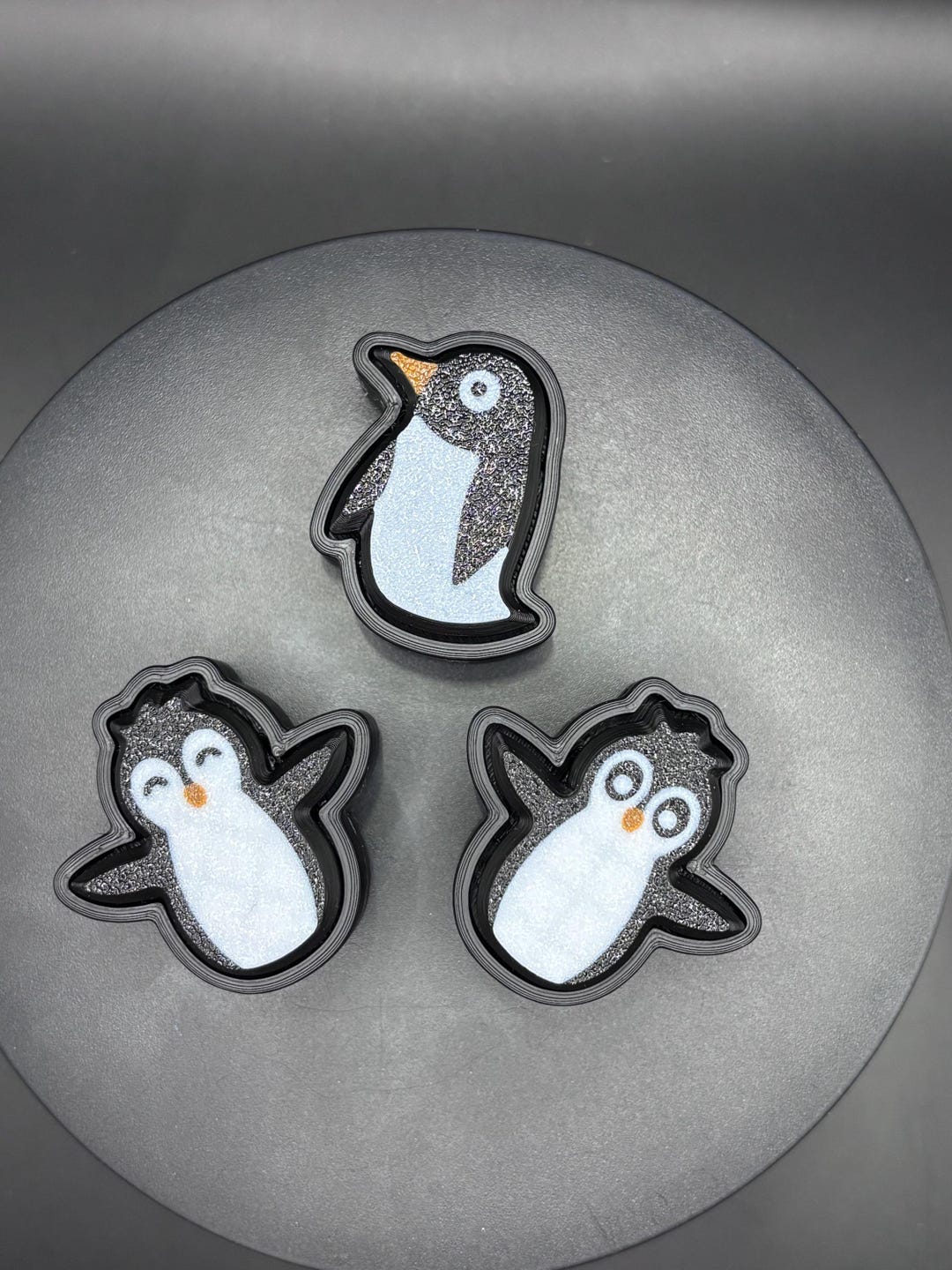 3D Printed Penguin Fidget Clicker | Stress Relief Desk Toy - Etsy