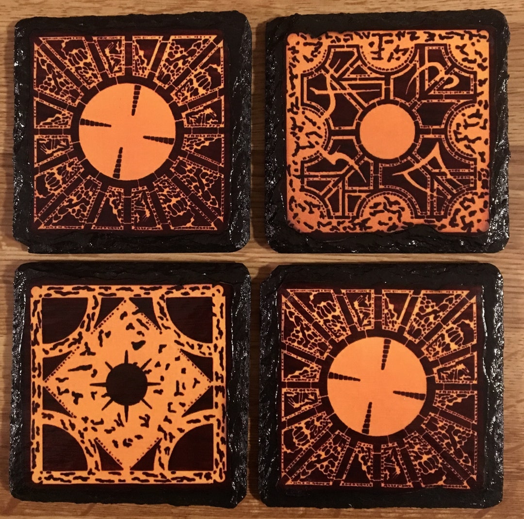 Hellbox Slate Coaster Set - Etsy