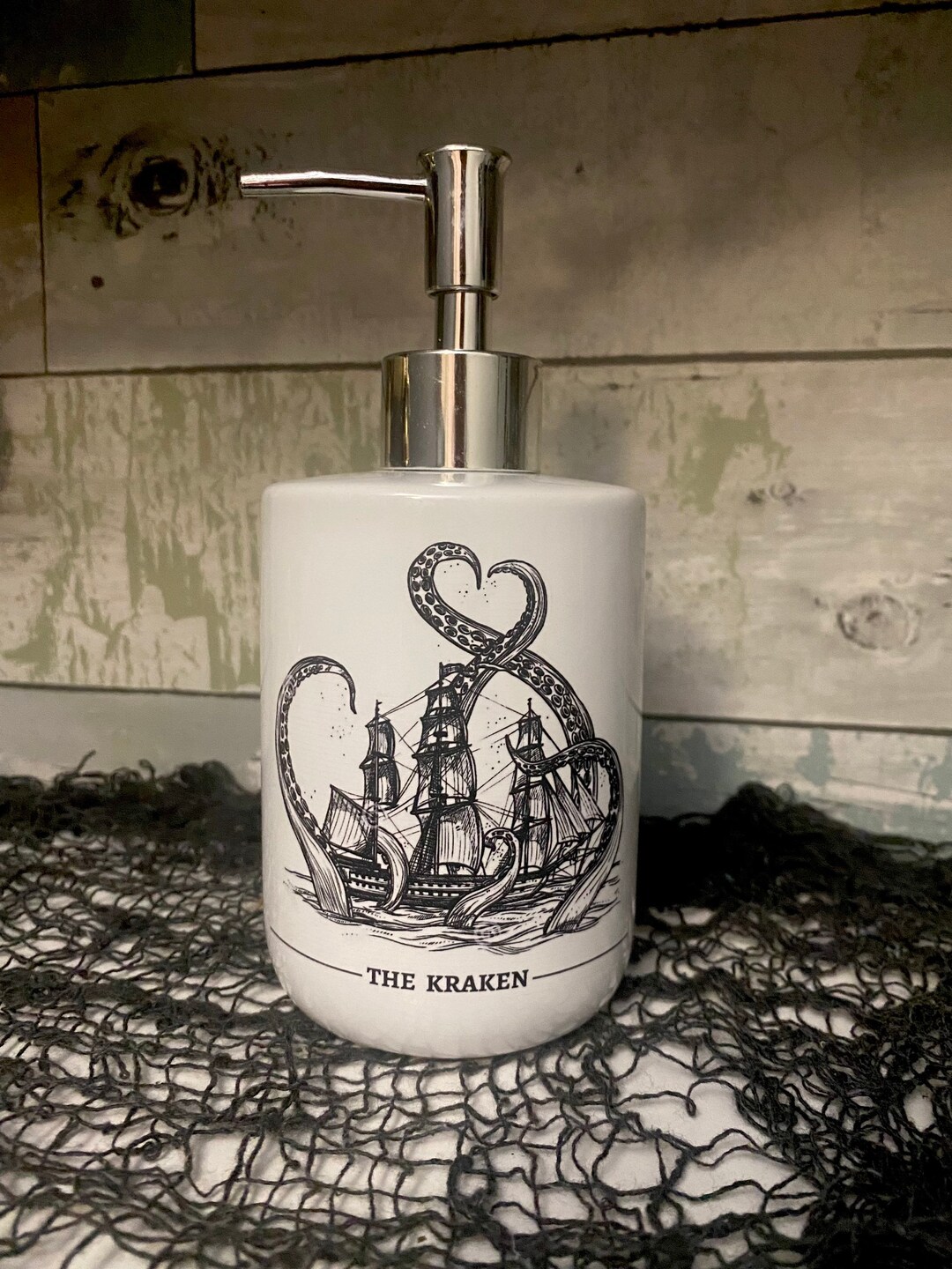 Kraken Soap Dispenser - Etsy