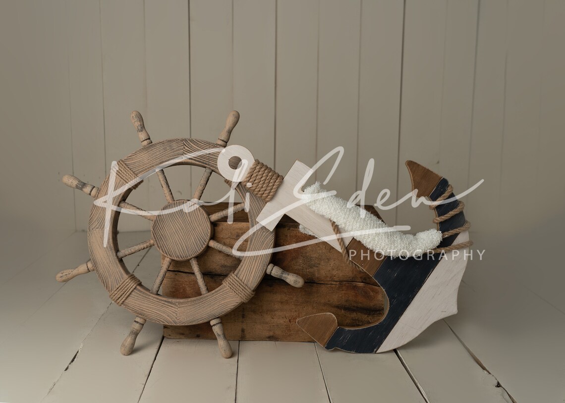 Nautical Newborn Digital Backdrop-2 - Etsy