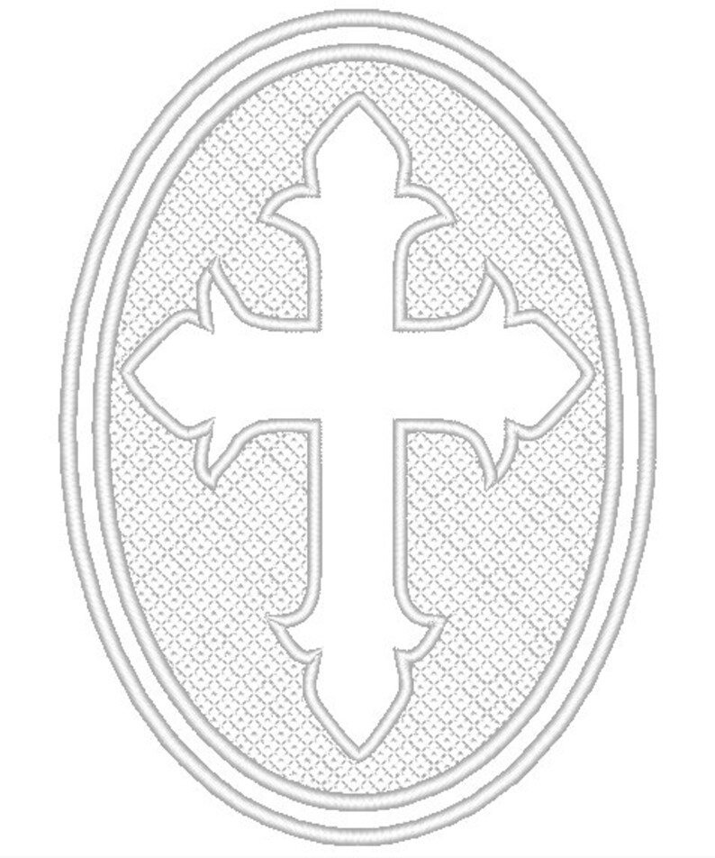 Embossed Cross | Etsy