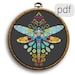 Colorful June Bug Insect Counted Cross Stitch Pattern - Etsy