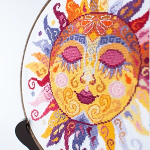 Swirl SUN Cross Stitch Pattern PDF - Etsy