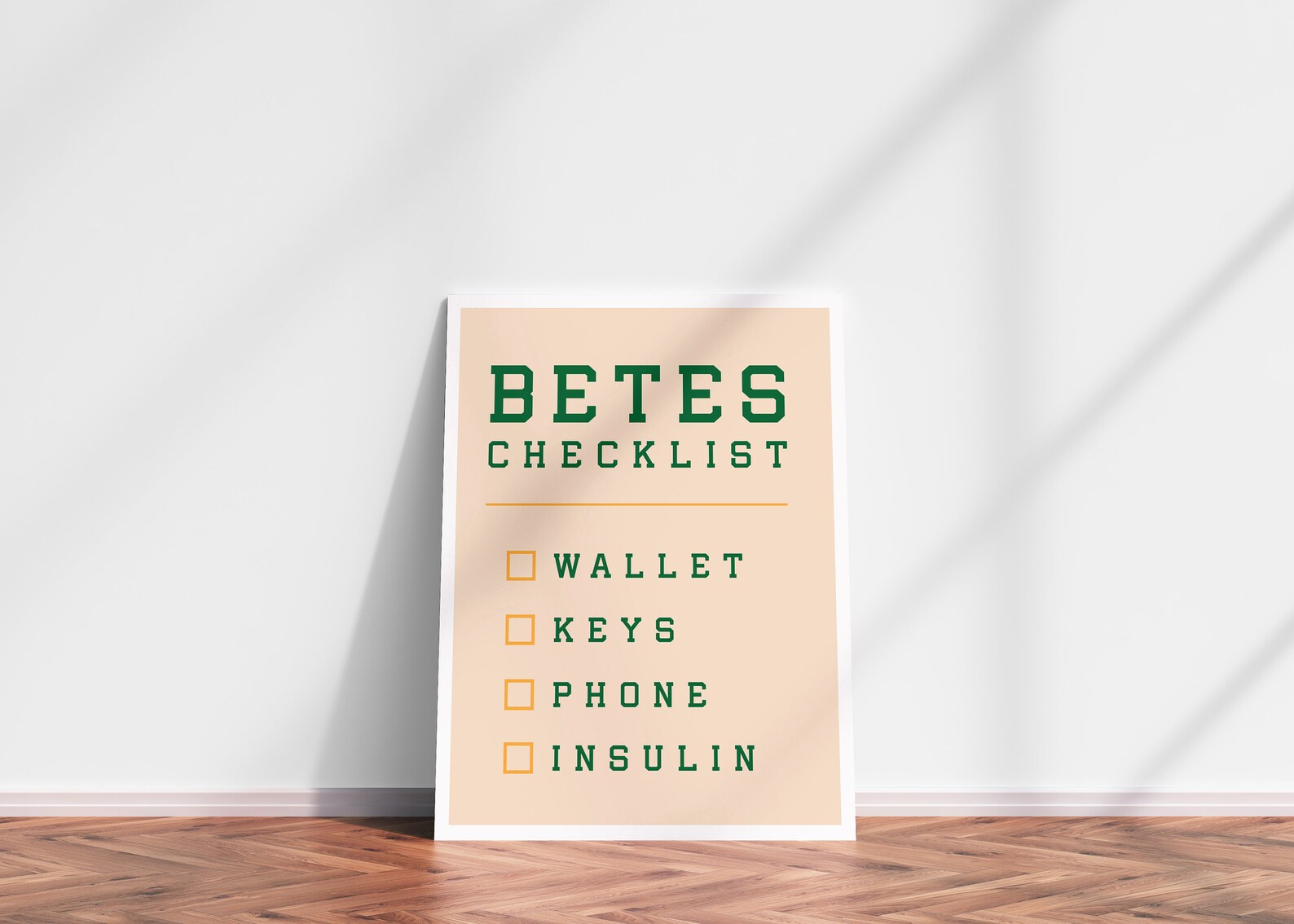 DIABETES PRINT - Type 1 Diabetes Digital Print, Diabetes Awareness ...