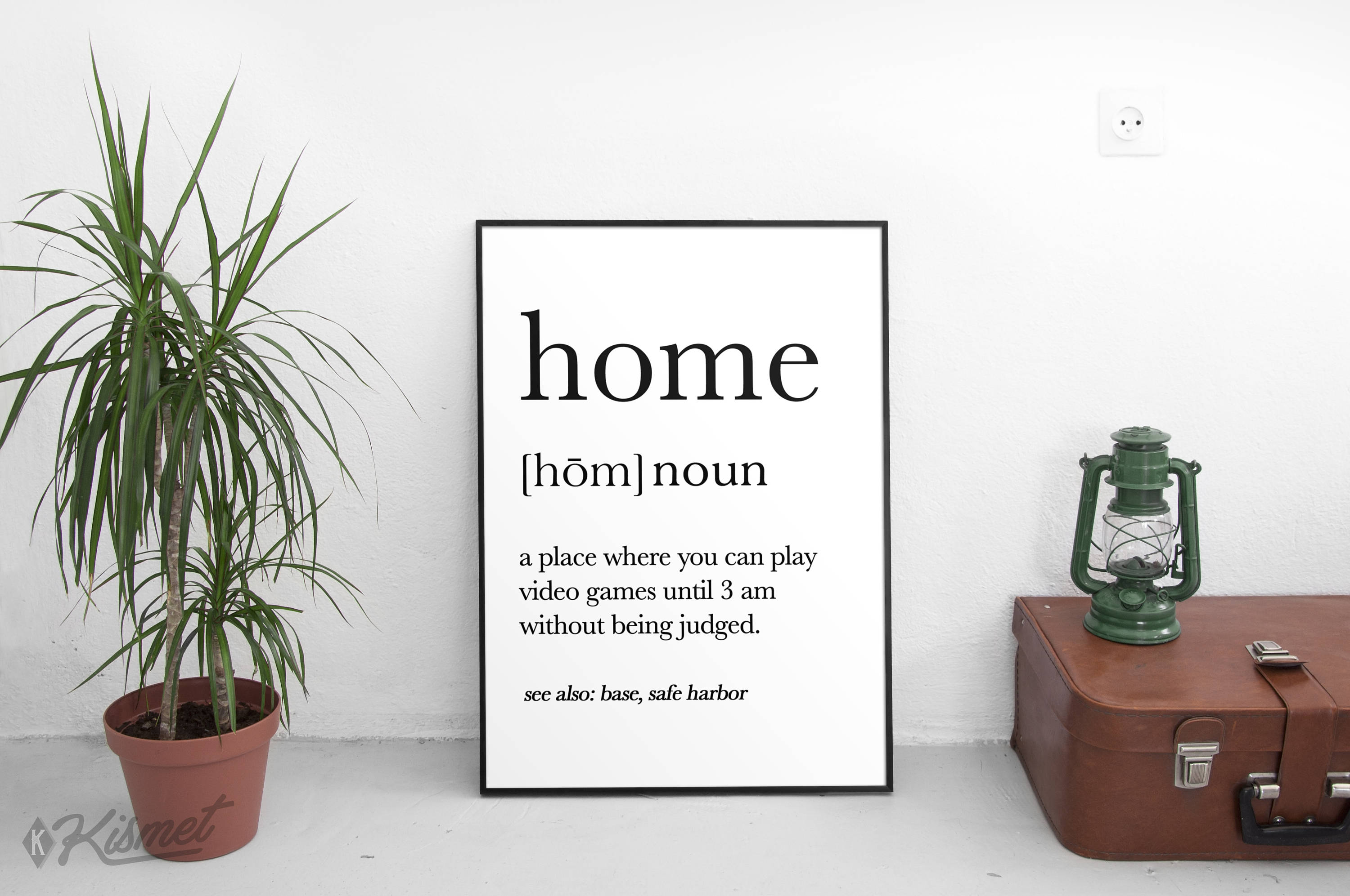 HOME DEFINITION POSTER Funny Poster Digital Print Gag - Etsy UK
