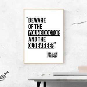 QUOTE PRINT Printable Art Benjamin Franklin Art Print Home Decor Office ...