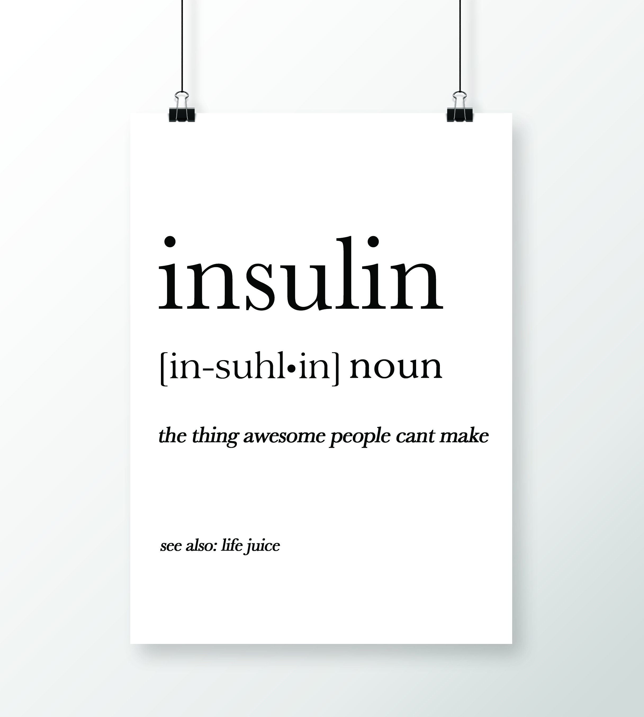Insulin Definition Diabetes Awareness, Definition Quote, Diabetes ...