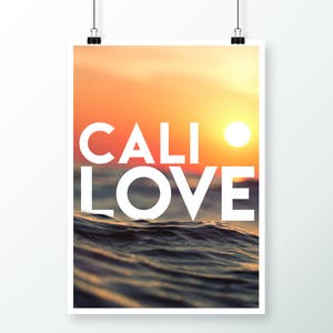 CALIFORNIA LOVE - DIGITAL Print, Gift for Men, Home Wall Decor, Wall ...