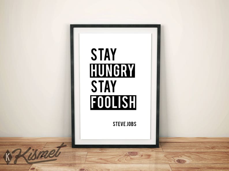 Steve JOBS Poster DIGITAL PRINT Gift for Him Gift for Her Home - Etsy