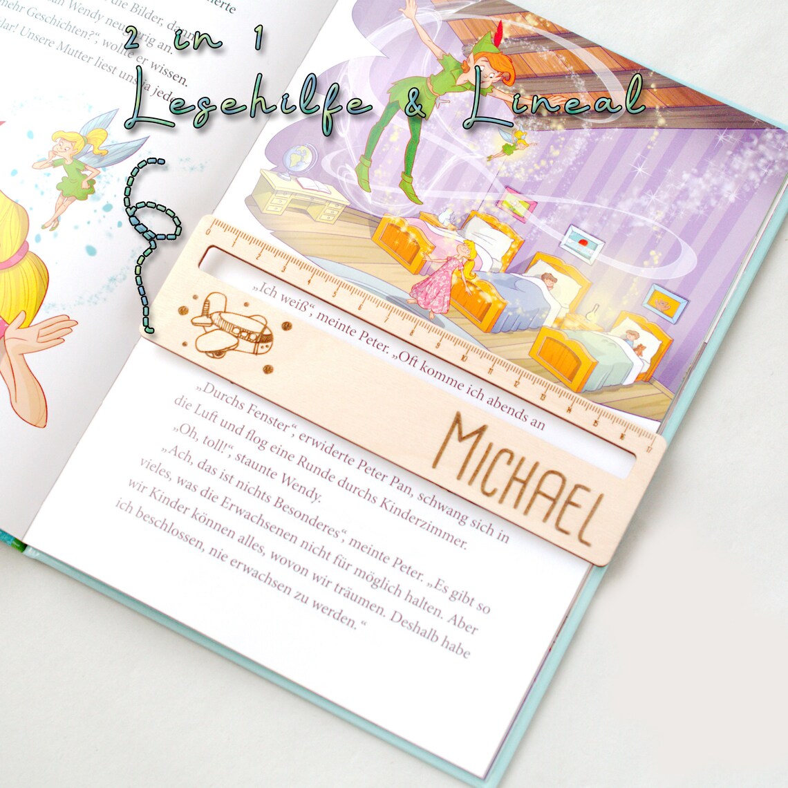 Reading Aid Bookmark Personalized With Name as a Gift for Starting ...