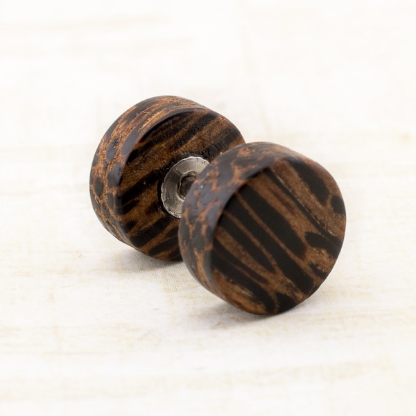 Faux Plug Earrings - Etsy