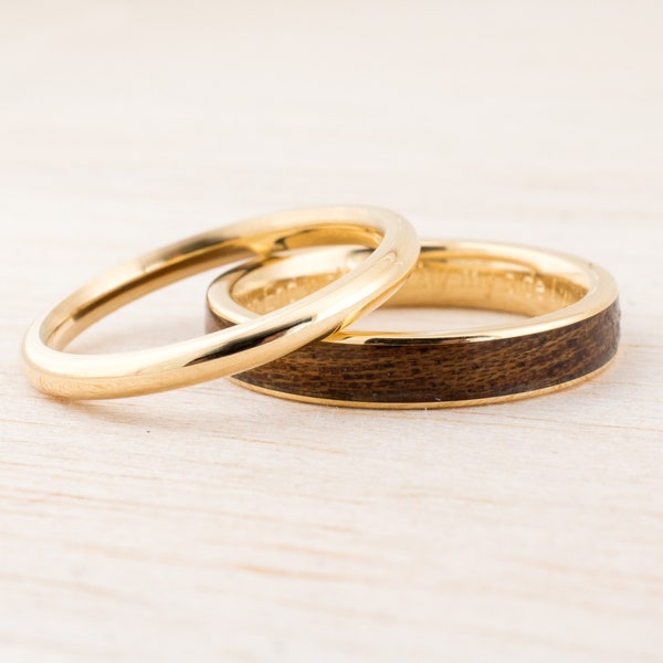 Wooden Ring Set - Etsy