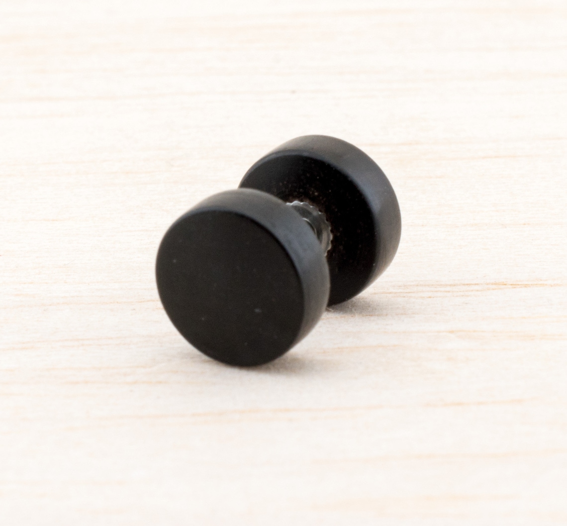 Fake Plug Earrings | Wooden Fake Plugs | Faux Gauge Plug 8, 10, 12 ...