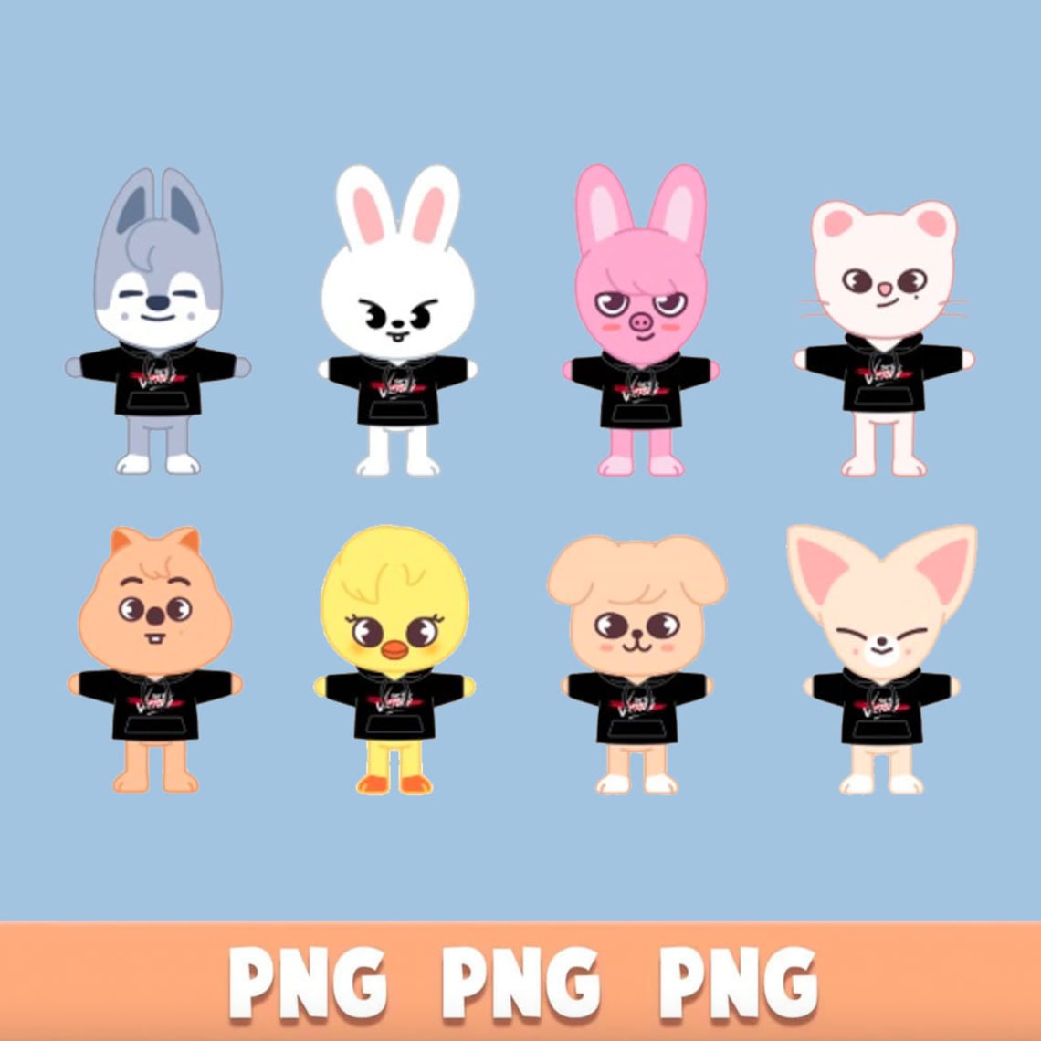 Stray Kids Skzoo Characters Bundles PNG, Felix Stray Kids, Stray Kids Member, Stray Kids PNG ...