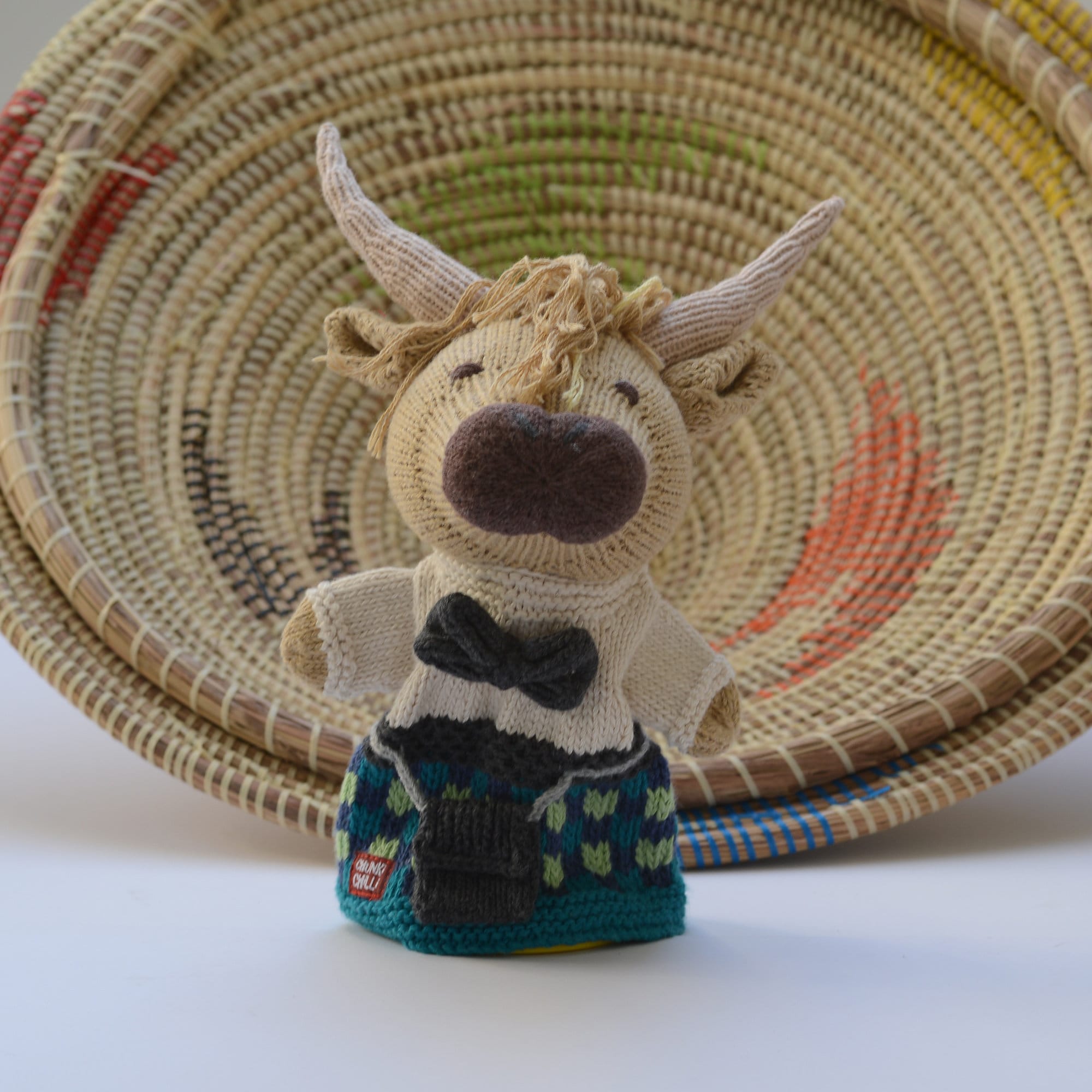 Hand Knitted Hand Puppet in Organic Cotton - Etsy