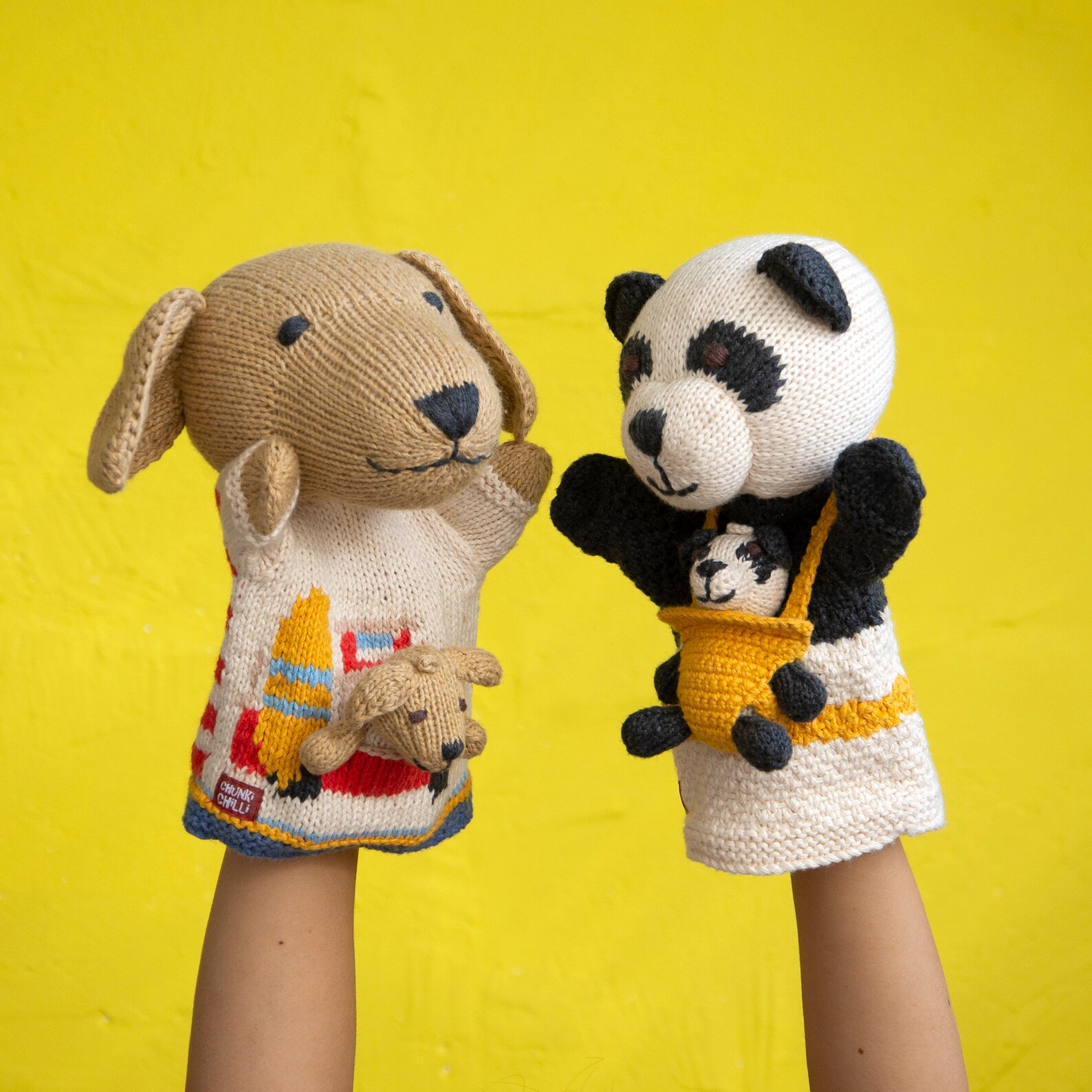 Hand Knitted Pocket Puppet and Soft Toy - Etsy