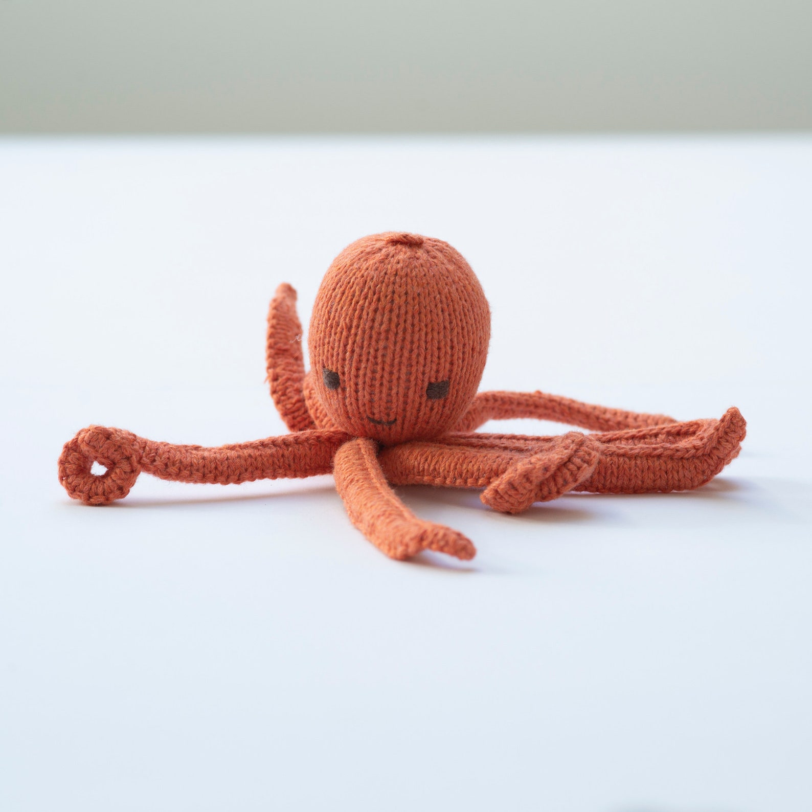 Hand Knitted Octopus in Organic Cotton - Etsy