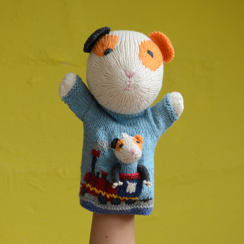 Hand Knitted Pocket Puppet and Soft Toy - Etsy UK