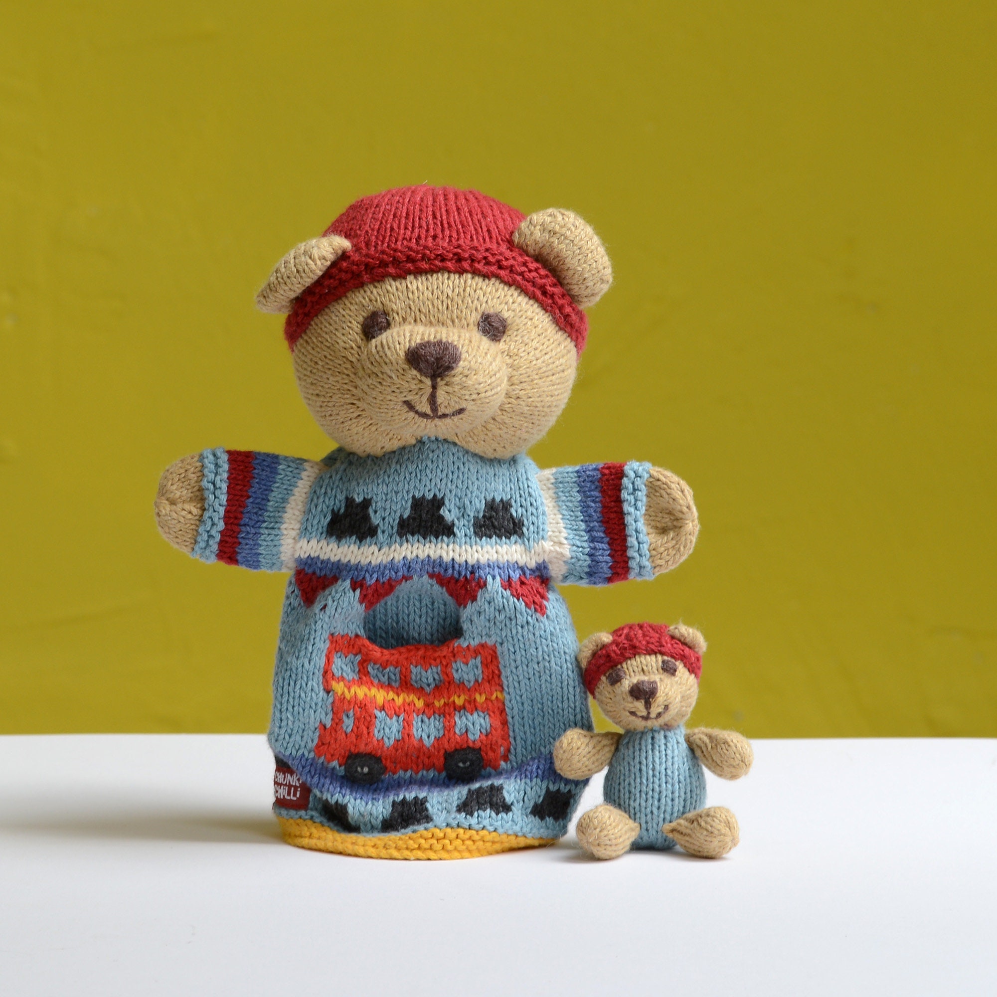 Hand Knitted Pocket Puppet and Soft Toy - Etsy UK