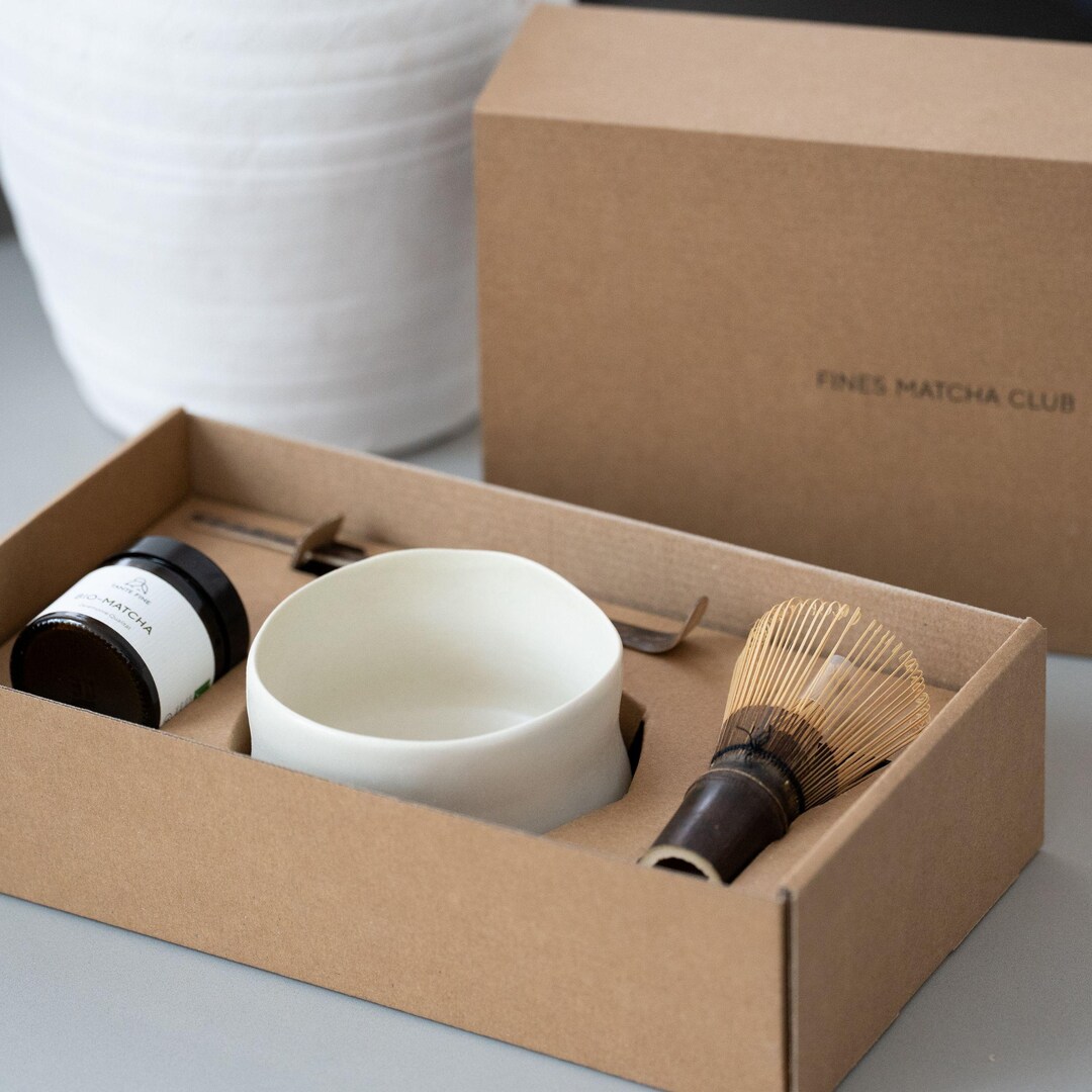 Organic Matcha Set CLOUD | Premium Ceremonial Matcha With Bowl, Bamboo ...