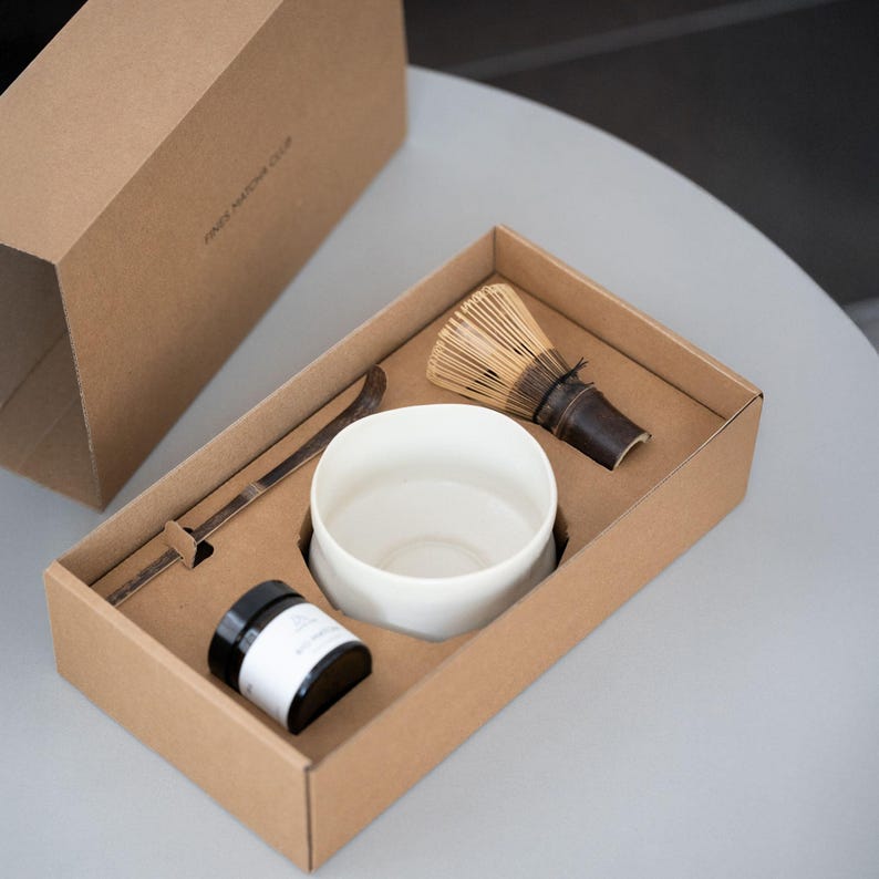 Organic Matcha Set CLOUD | Premium Ceremonial Matcha With Bowl, Bamboo ...