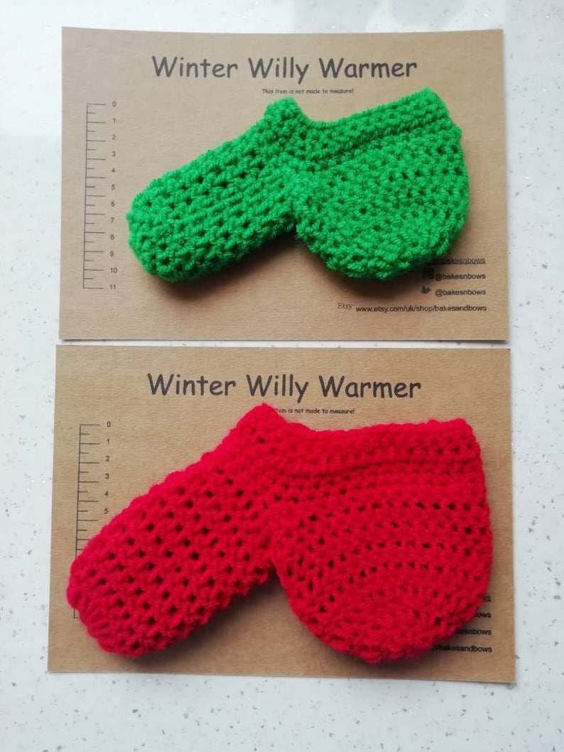 Willy Warmer, Cock Cosy, Penis Coat, Novelty Christmas Gift Secret ...
