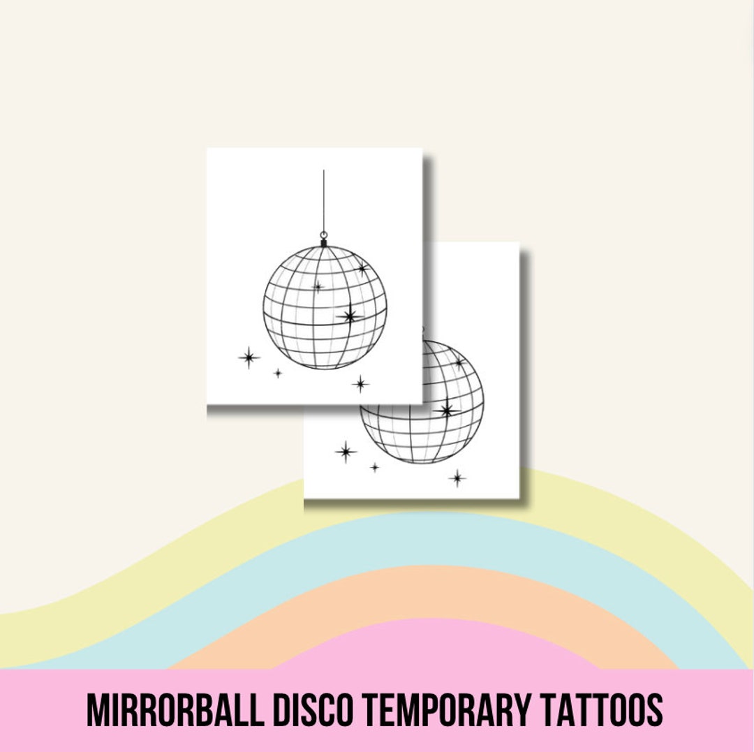 Mirrorball Disco Ball Tattoo Taylor Swift Tattoos pair Taylor Swift ...