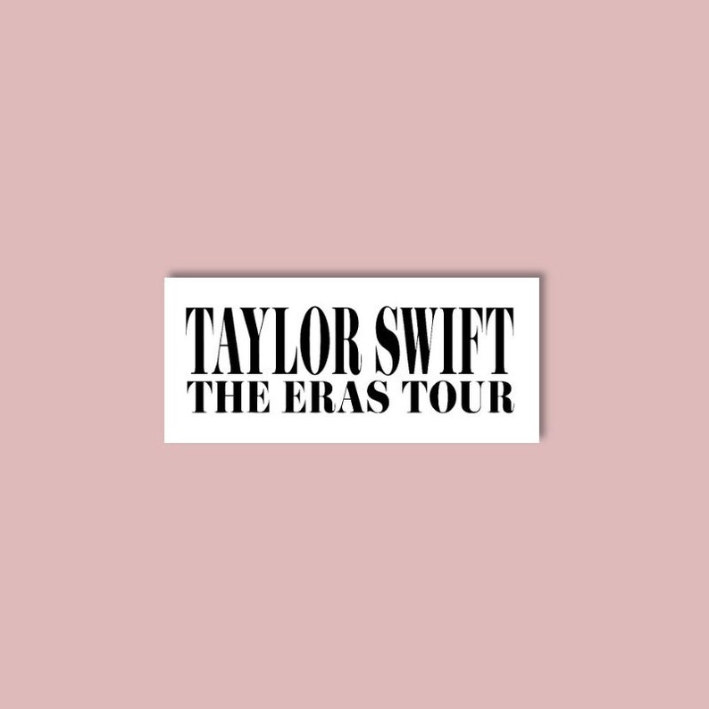 Taylor Swift Eras Tour Temporary Tattoo Eras Tour Logo - Etsy New Zealand