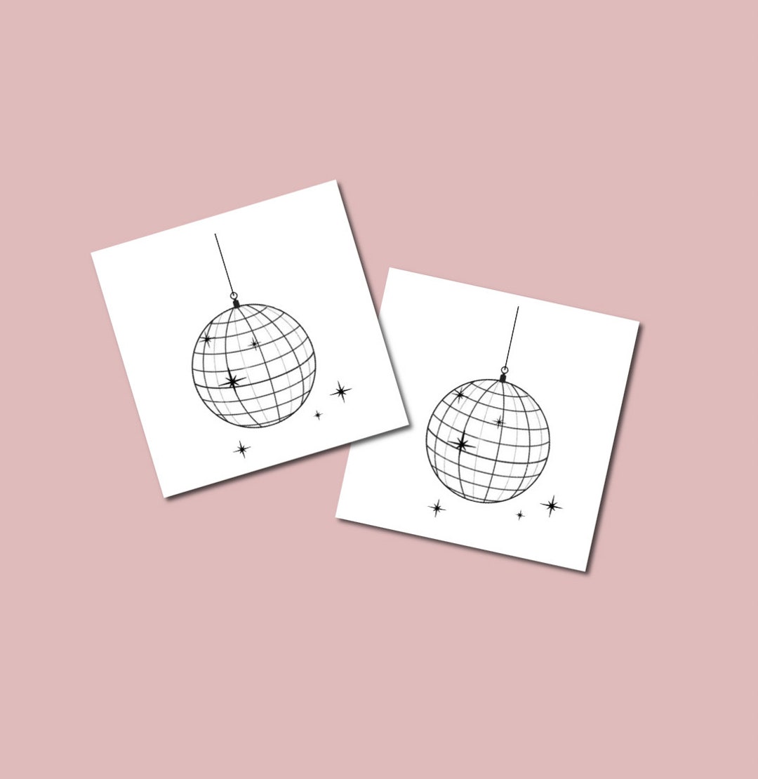 Mirrorball Disco Ball Tattoo Taylor Swift Tattoos pair - Etsy