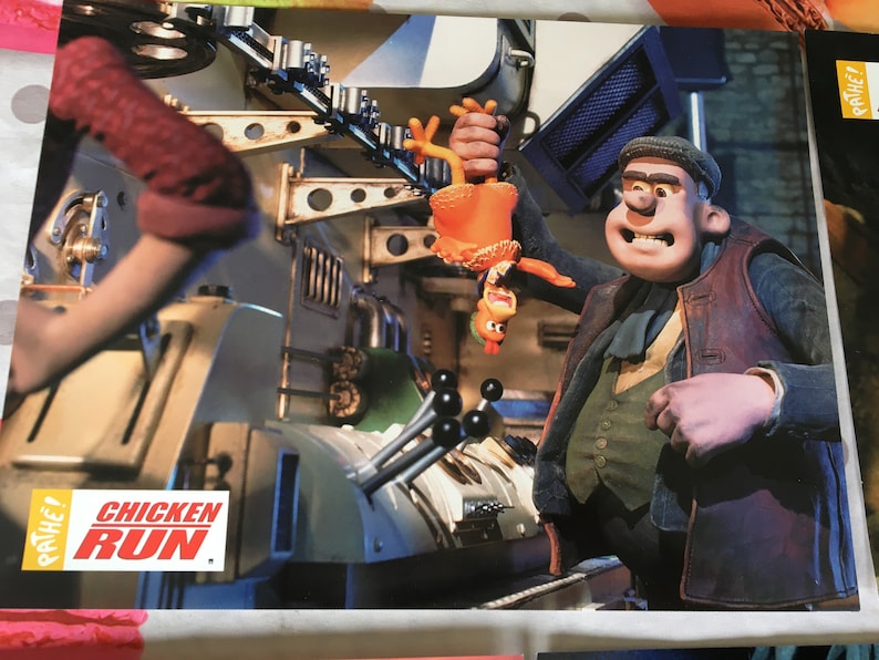 Chicken RUN Pathé (7) Advertising Posters Photographs Cinema-animated ...