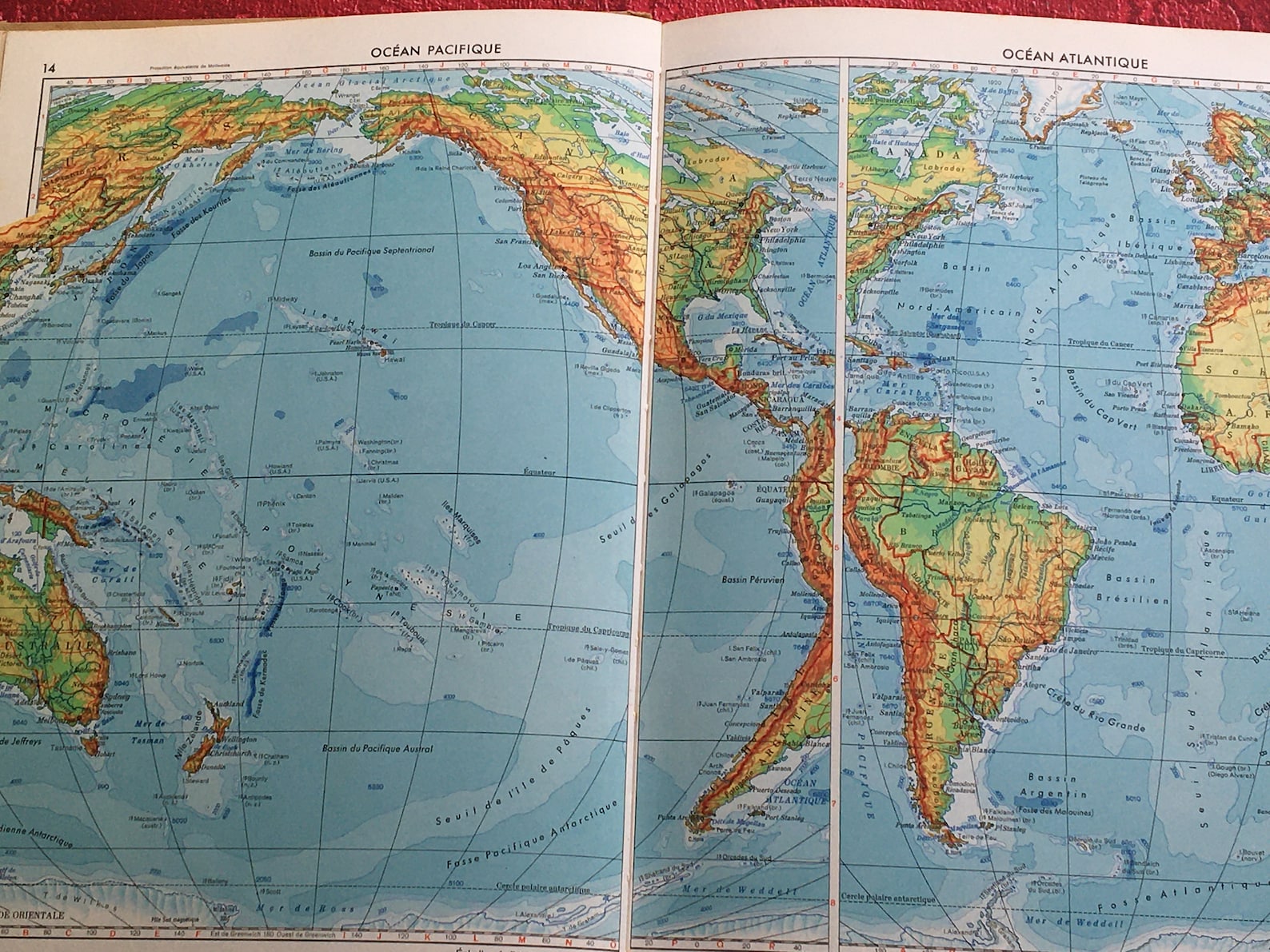 New General Atlas of France Edition Bordas 1959 World Geography ...