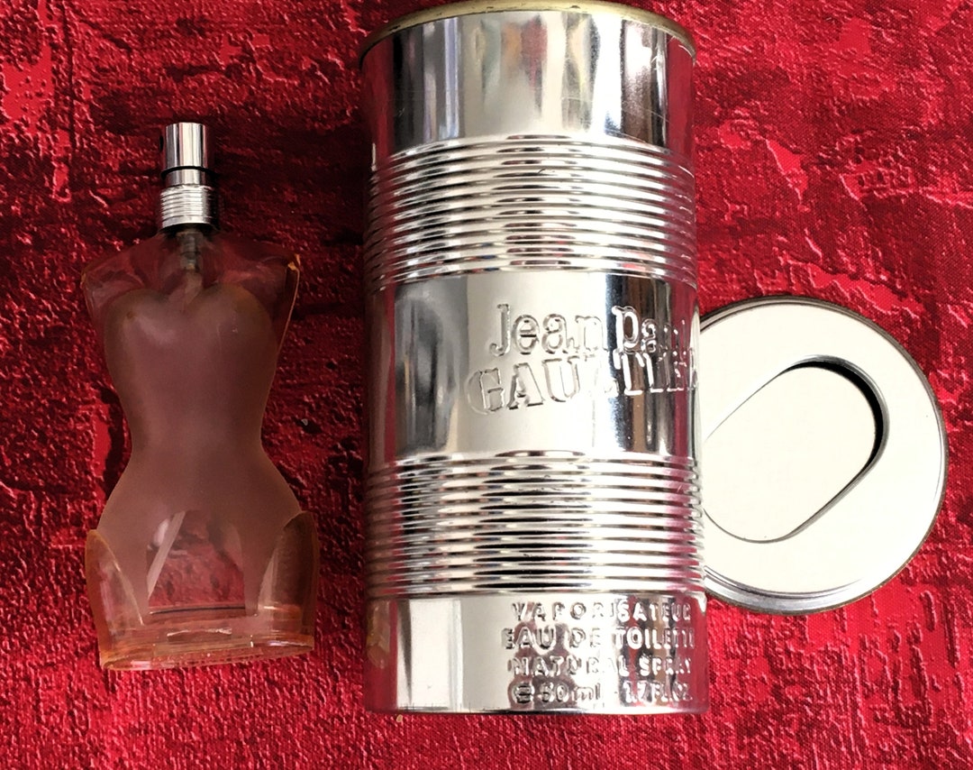 Jean-paul Gaultier Empty Perfume Bottle for Collector Spray + Metal Box ...