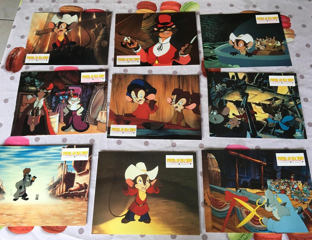 Fievel Au Far West Universal Cartoon (10) Advertising Posters ...