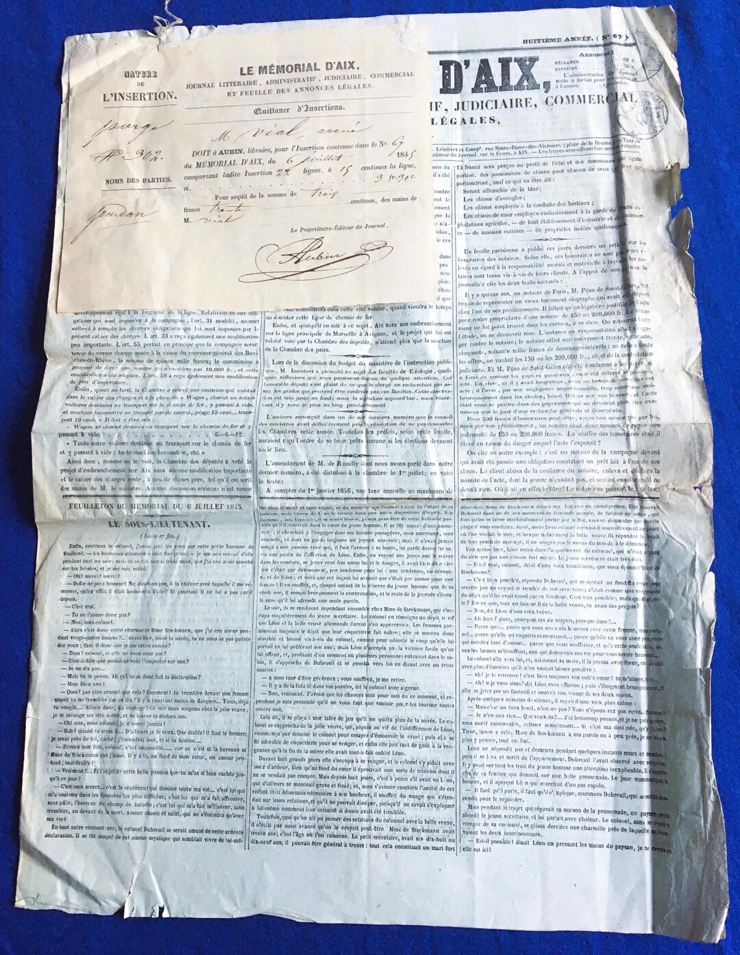 Rare 1891-passport Inside France Police Générale Paris Safe-conduct ...
