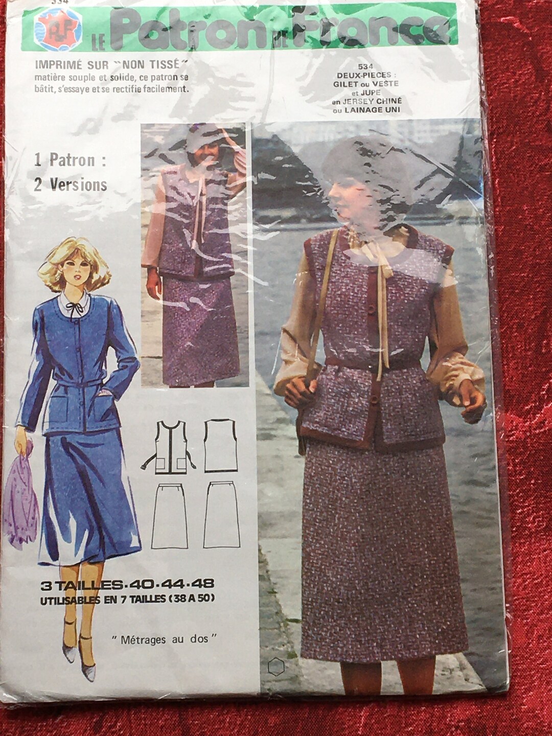 Patron De France Vintage French Pattern,sewing,cardigan-jacket-skirt ...