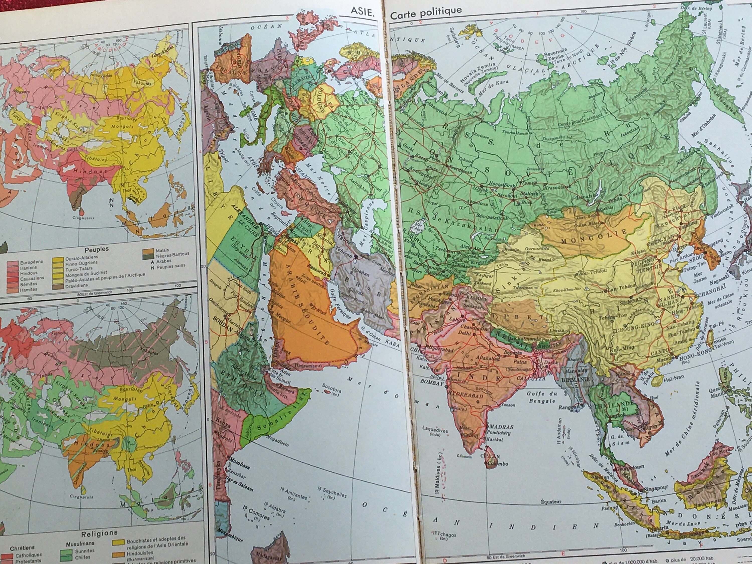 New General Atlas of France Edition Bordas 1959 World Geography ...